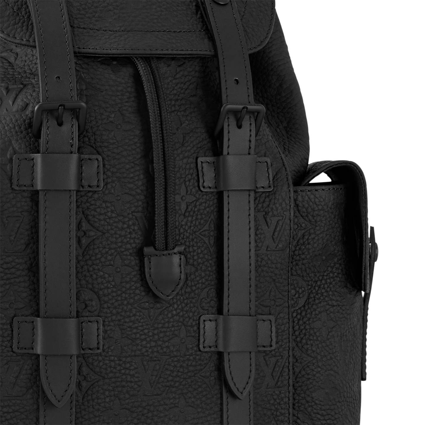 Christopher PM Backpack - Luxury Monogram Taurillon Leather Black | LOUIS VUITTON